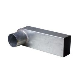 Stadsuitloop zink 60x100mm - Budgetdak.nl