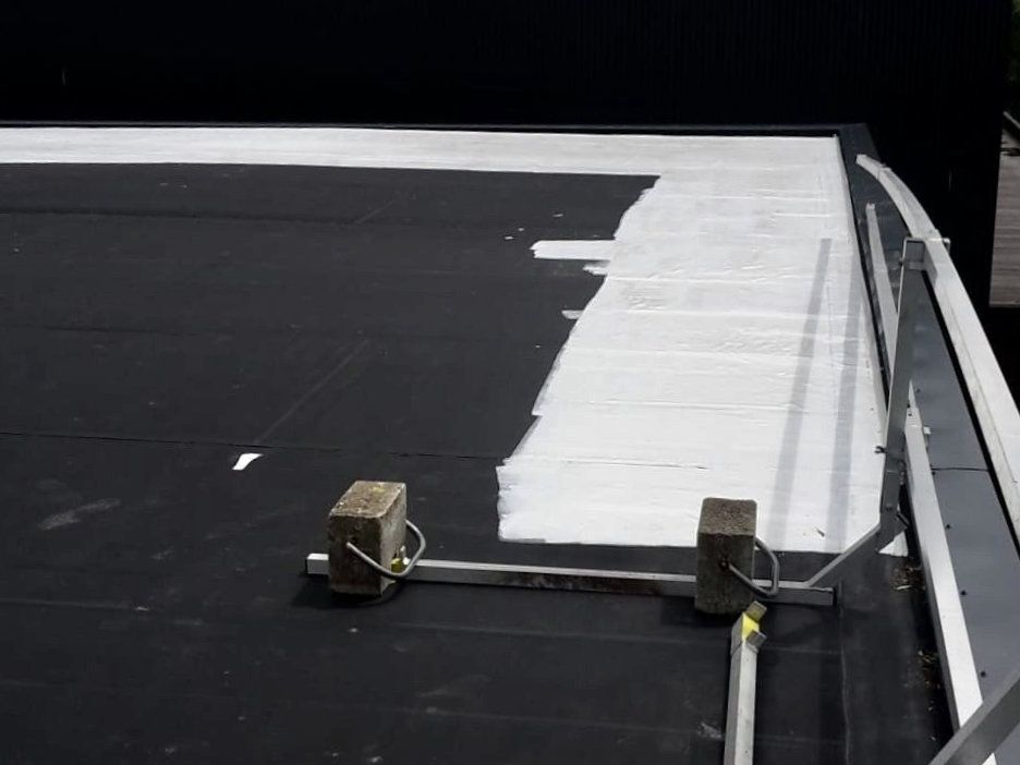 Witte EPDM dakcoating - Budgetdak.nl